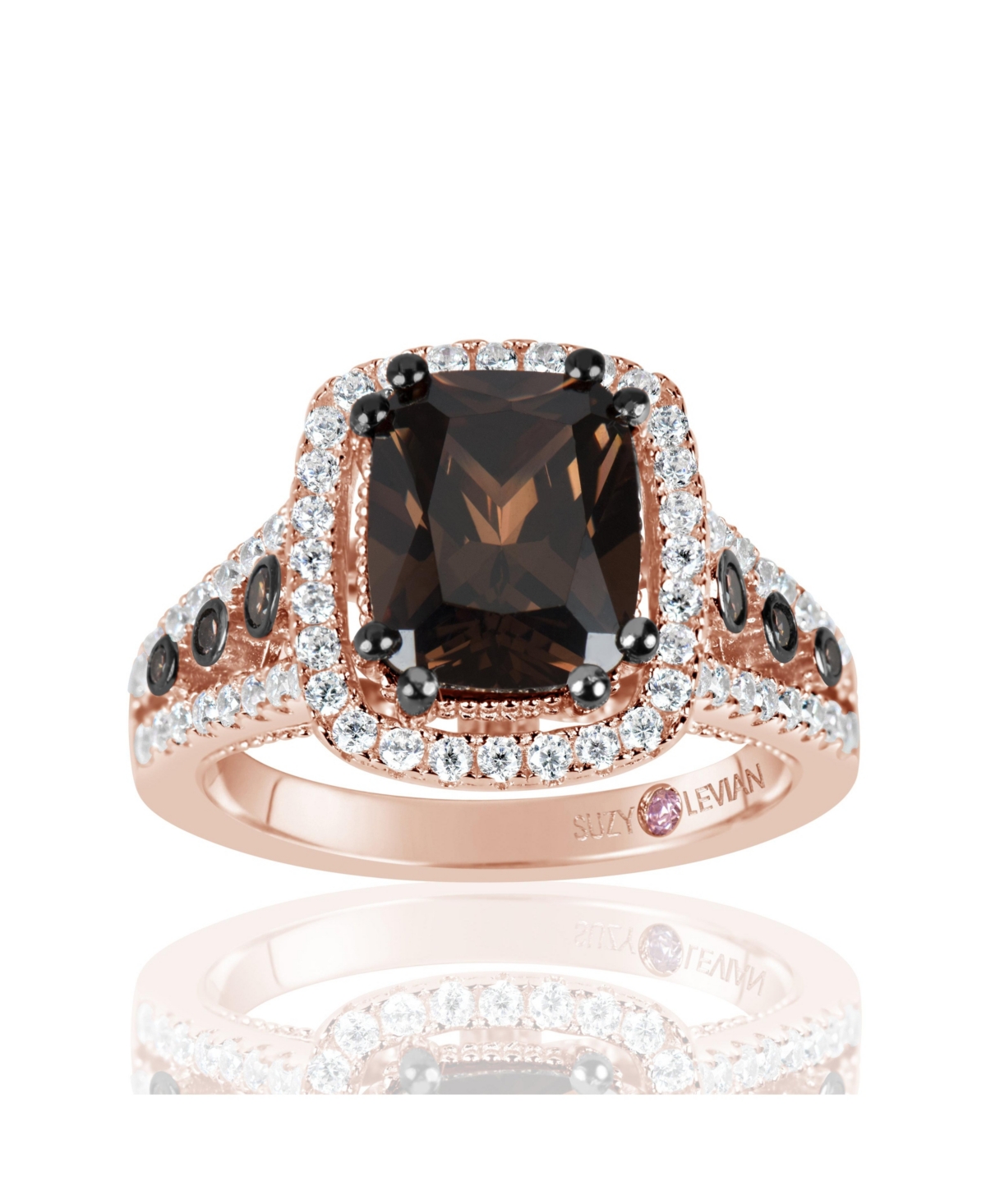 Click here for Suzy Levian Sterling Silver Cubic Zirconia Ring -... prices