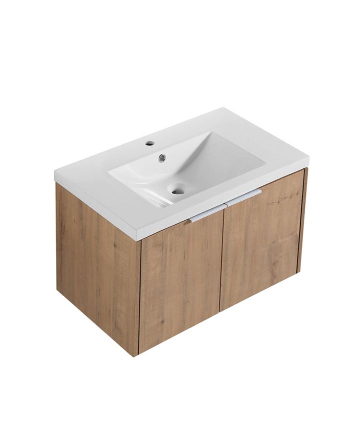 Simplie Fun Soft Close Doors Bathroom Vanity With Sink, 30 Inch For ...