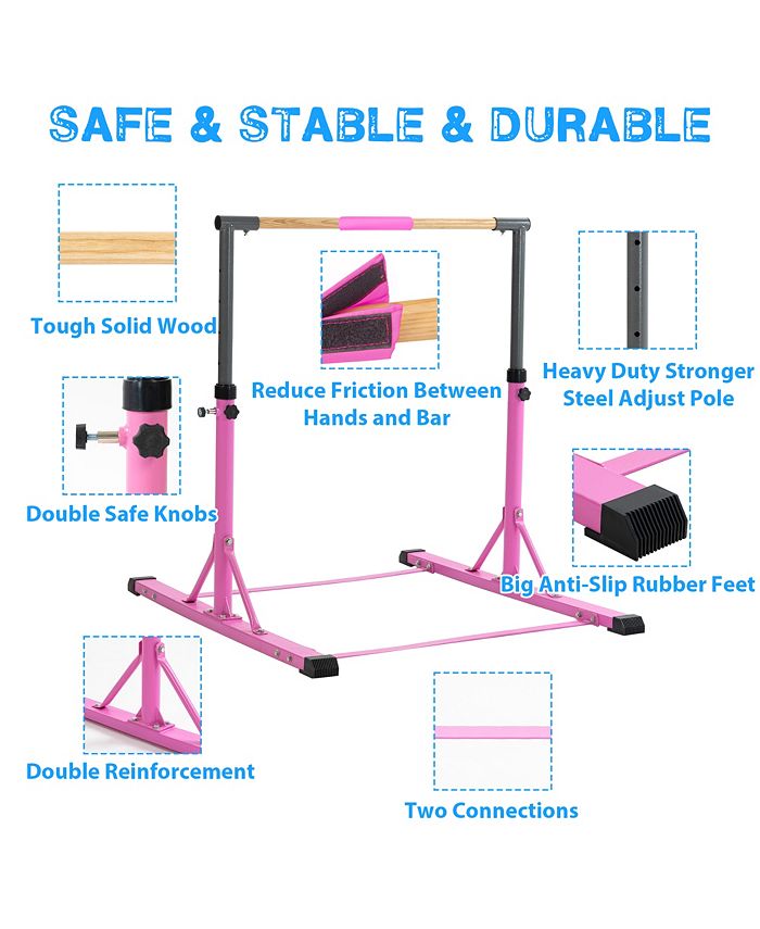 Simplie Fun Gymnastic Bar Settics Horizontal Bartics Kip Bar For Kids ...