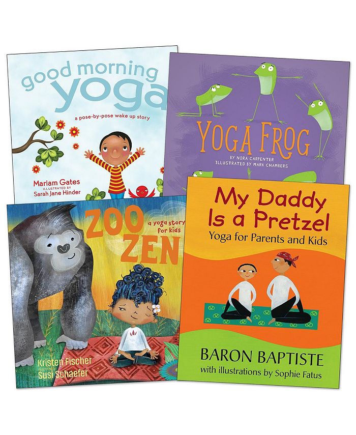 Kaplan Early Learning Yoga for Kids Books - Set of 4 - Macy's