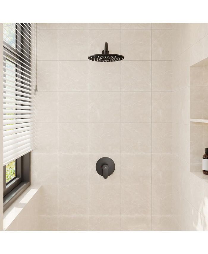 CASAINC 10 Inch Showerhead Round Single Function Balance Valve ...