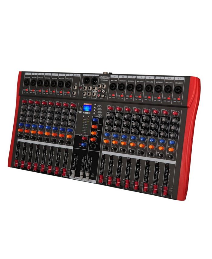 5 Core Audio Mixer 16 Channel DJ Controller Professional Sound Board ...