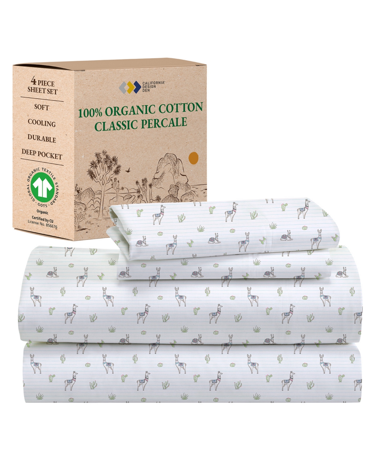 Click here for Printed Quatrefoil - 100 Organic Cotton Percale Qu... prices