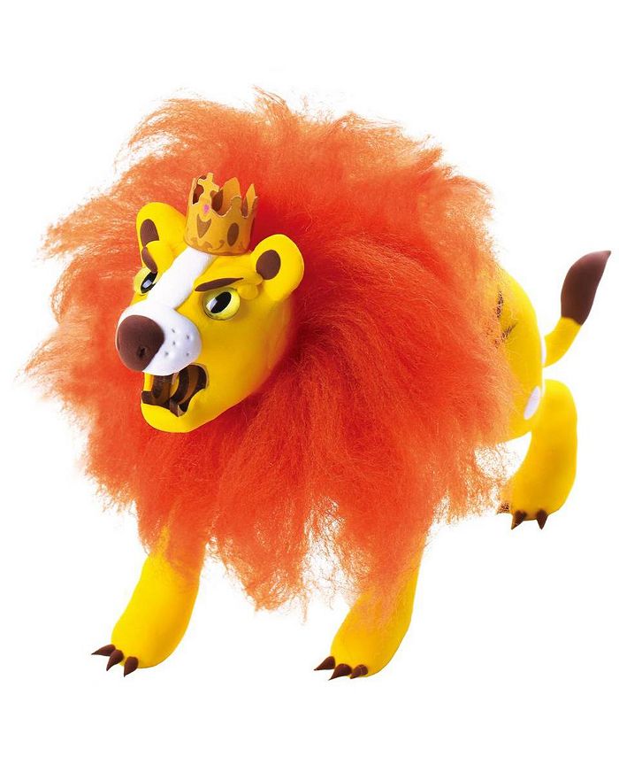 Flash Popup DIY 3D Wooden Puzzle Clay Kit: Lion - Macy's
