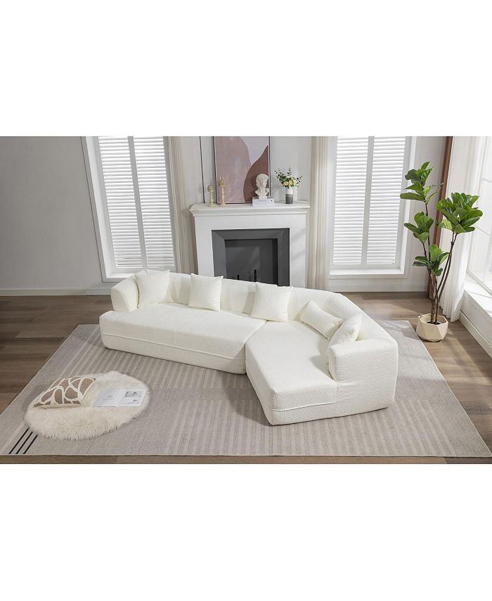 Simplie Fun Modular Creamy White Sleeper Sofa Set - Macy's