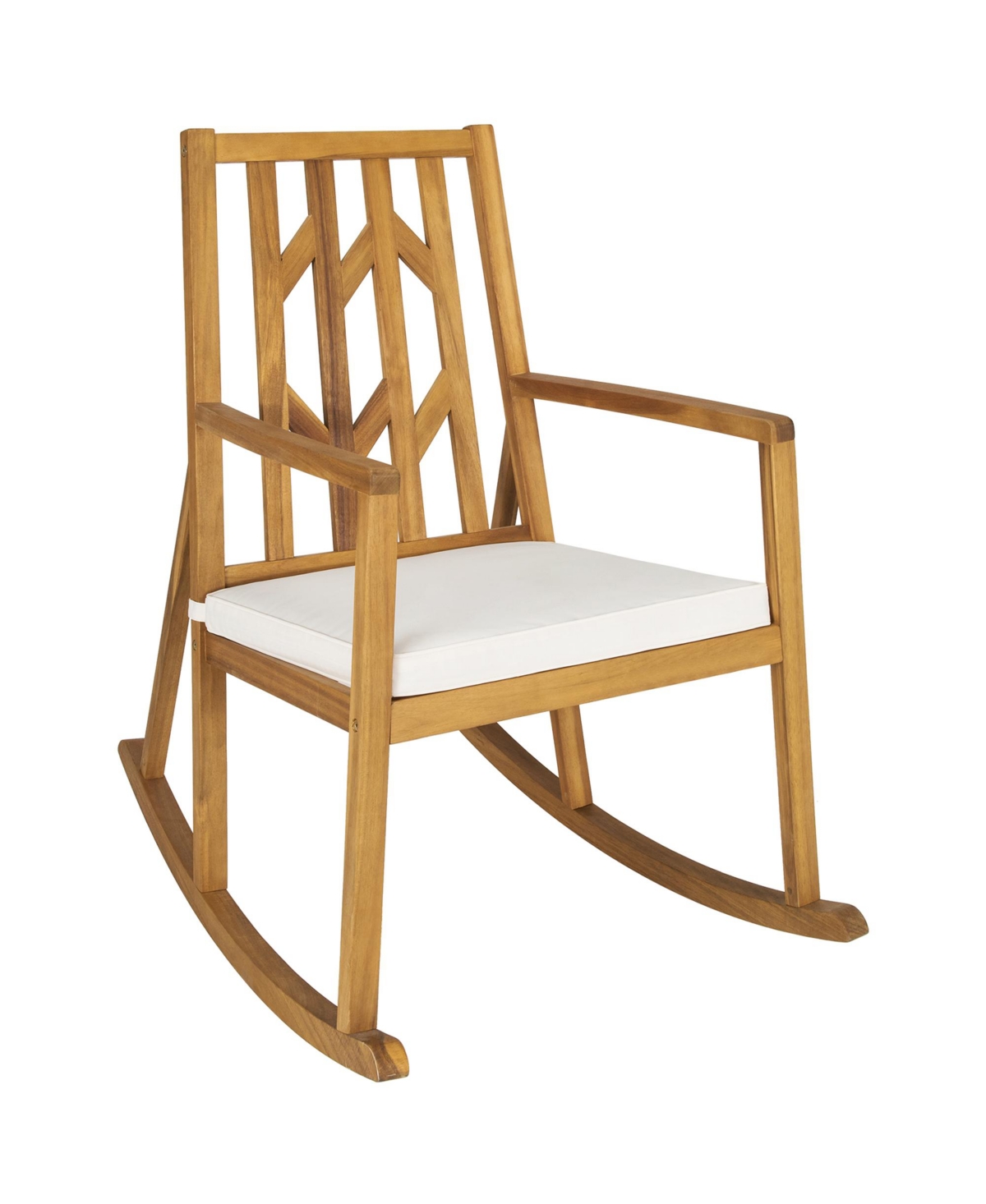 Click here for Gymax Outdoor Acacia Wood Rocking Chair Wooden Pat... prices