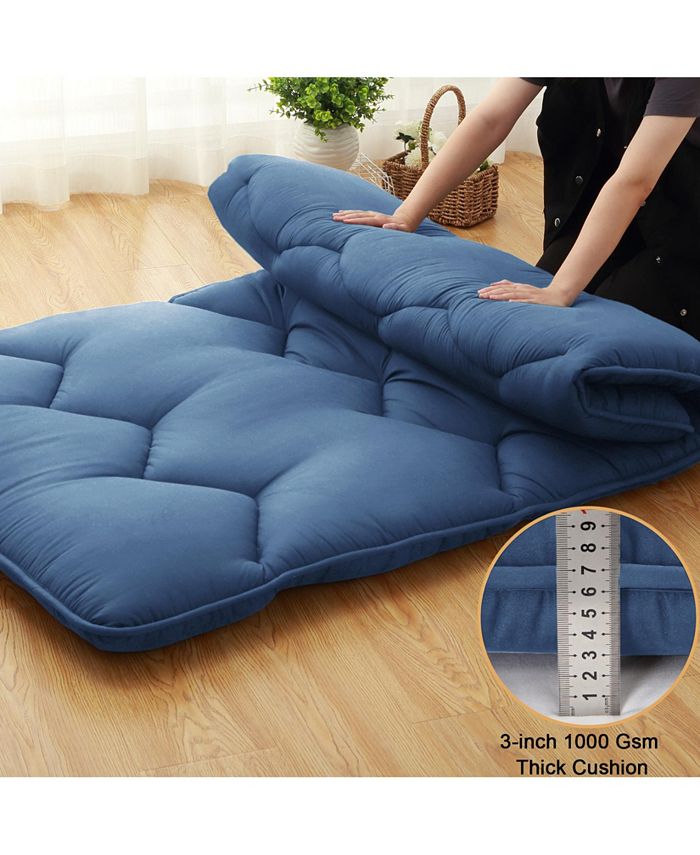 CAROMIO Futon Mattress Full Size, Floor Mattress Pad Portable Dorm ...