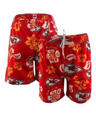 Wes Willy Big Boys and Girls Kansas City Chiefs Floral Volley Swim ...