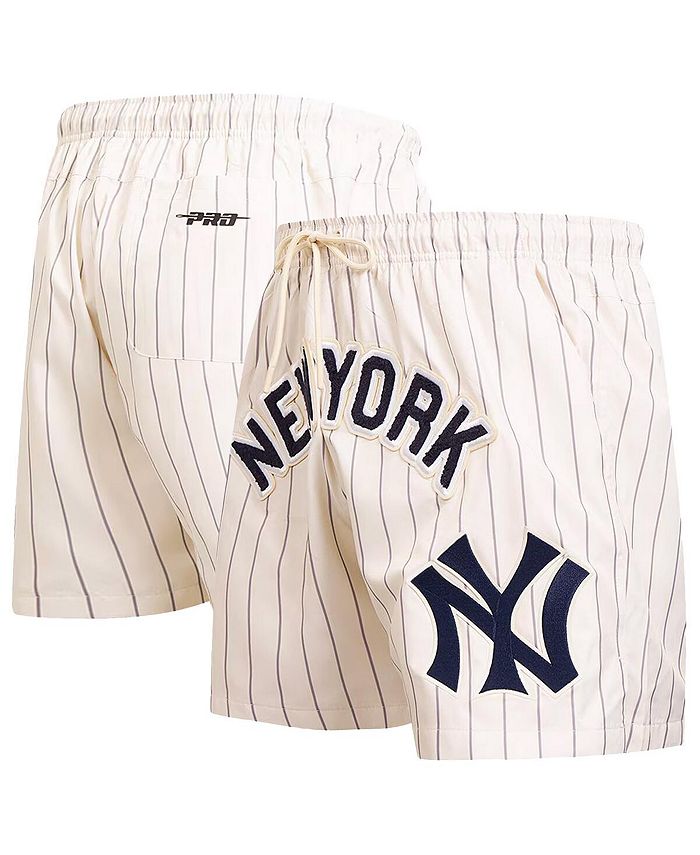 Pro Standard Men's Cream New York Yankees Pinstripe Retro Classic Woven ...