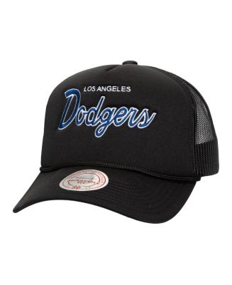Mitchell Ness Men's Los Angeles Dodgers Script Trucker Adjustable Hat ...