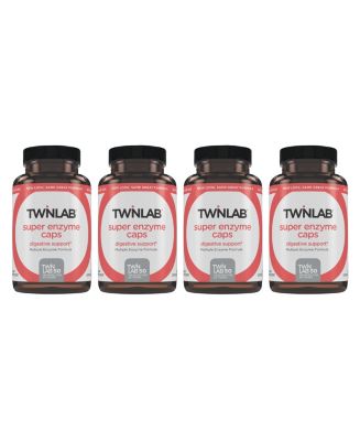 Twinlab Super Enzyme Caps - Constipation Supplement with Digestive ...