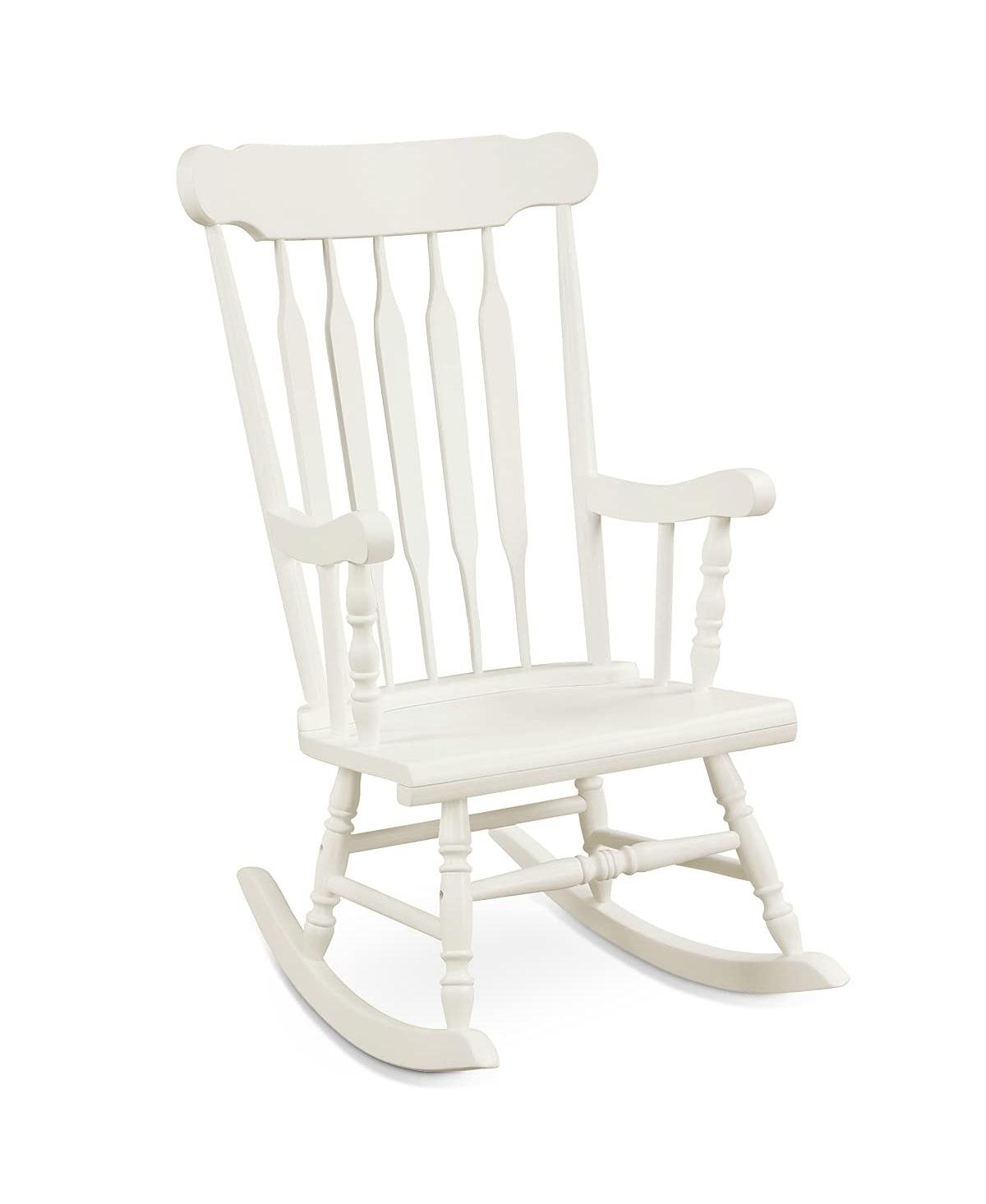 Click here for Sugift Rocking Chair with Solid Wooden Frame for G... prices