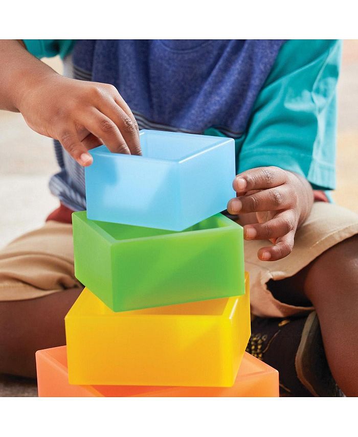 Kaplan Early Learning Discovery Squares - Rainbow - 6 Pieces - Macy's