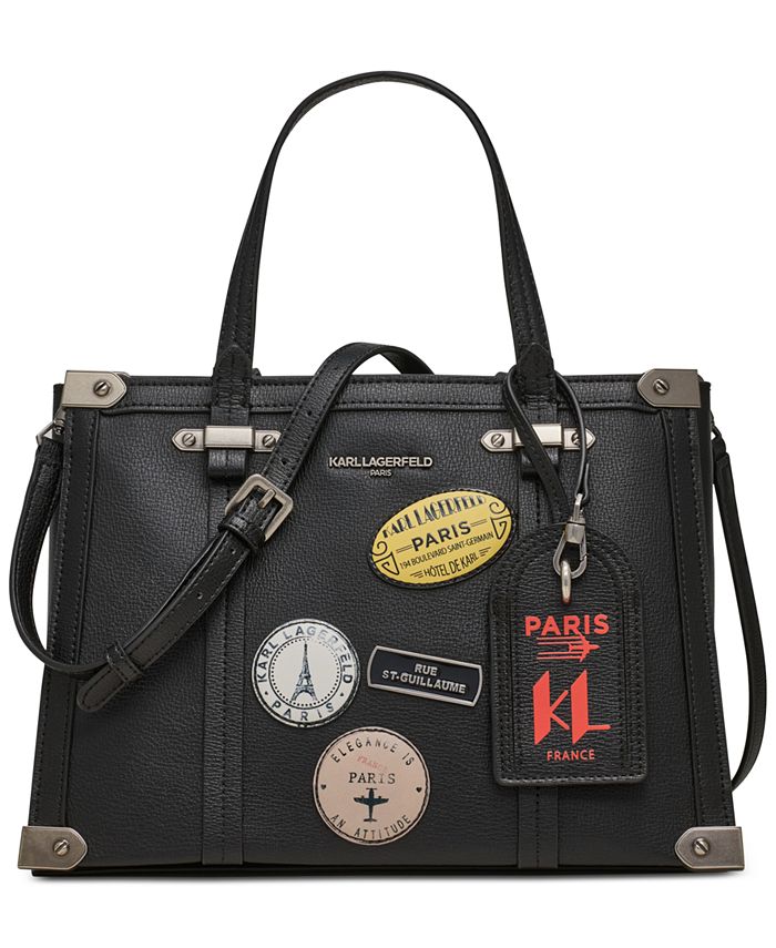 KARL LAGERFELD PARIS Marselle Satchel - Macy's