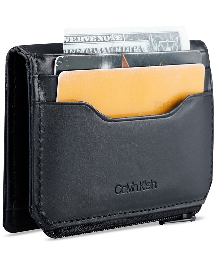 Calvin Klein Calvin Klen Men's Monogrammed CK Zip Wallet - Macy's