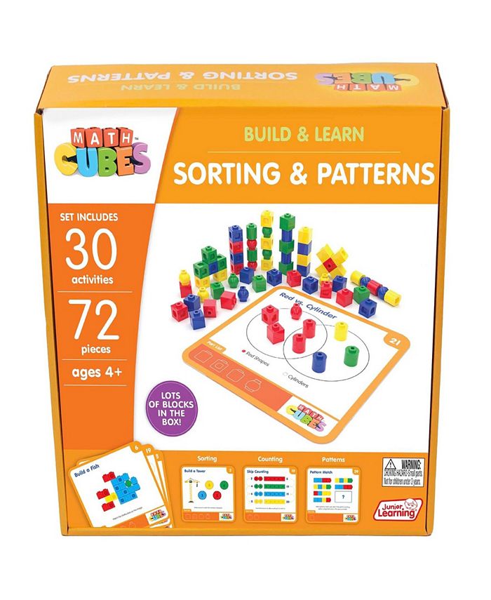 Junior Learning Mathcubes - Sorting Patterns Activity Set - Macy's