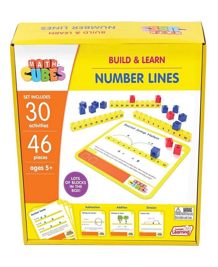 Junior Learning Mathcubes - Number Lines Activity Set - Macy's