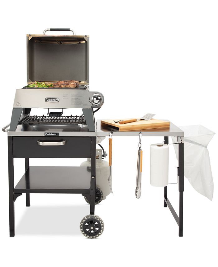 Cuisinart Stainless Steel Prep 'n Cook Outdoor Table Grill Stand - Macy's