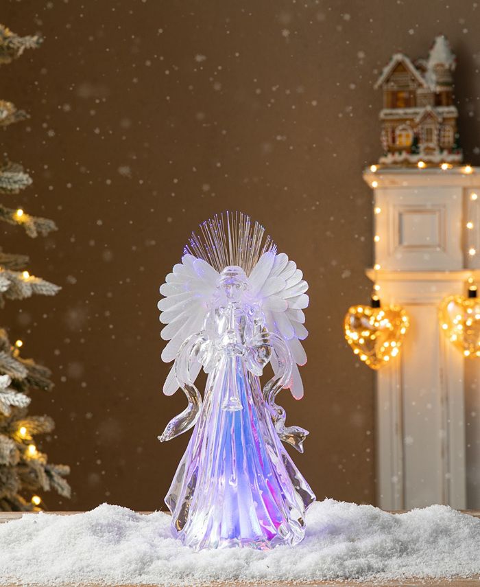 Glitzhome 12 H Acrylic Light Emitting Diode Color Changing Lighted ...