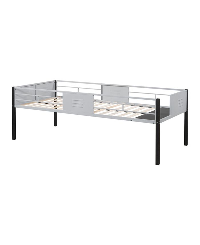 Simplie Fun Triple Bunk Bed with Vent Board/ Sturdy Metal Frame/ Noise ...
