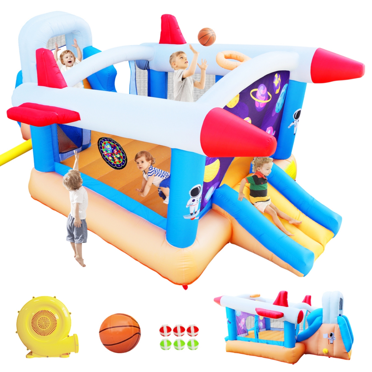 Click here for Streamdale Inflatable Bouncer with Slide for Kids... prices