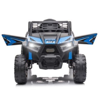 Streamdale Furniture Cool Black and Blue Kids Ride-On Mini UTV with ...