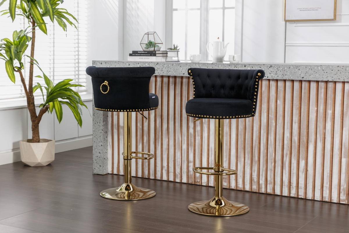 Click here for Streamdale Adjustable Swivel Bar Stools Set for Ki... prices