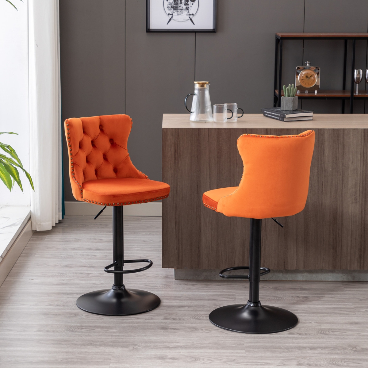 Click here for Streamdale Furniture Modern Adjustable Velvet Bar... prices