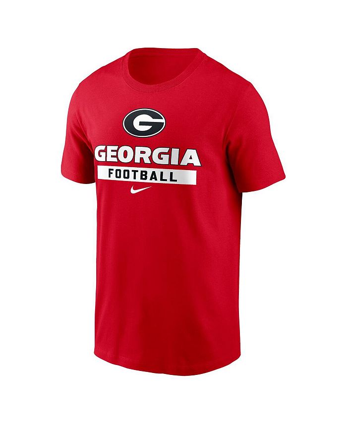 Nike Men's Red Georgia Bulldogs Football T-Shirt - Macy's