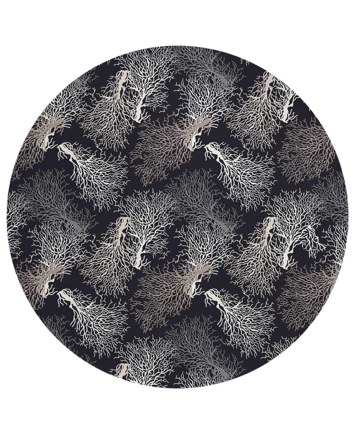 Click here for Dalyn Seabreeze SZ3 8x8 Round Area Rug - Black prices