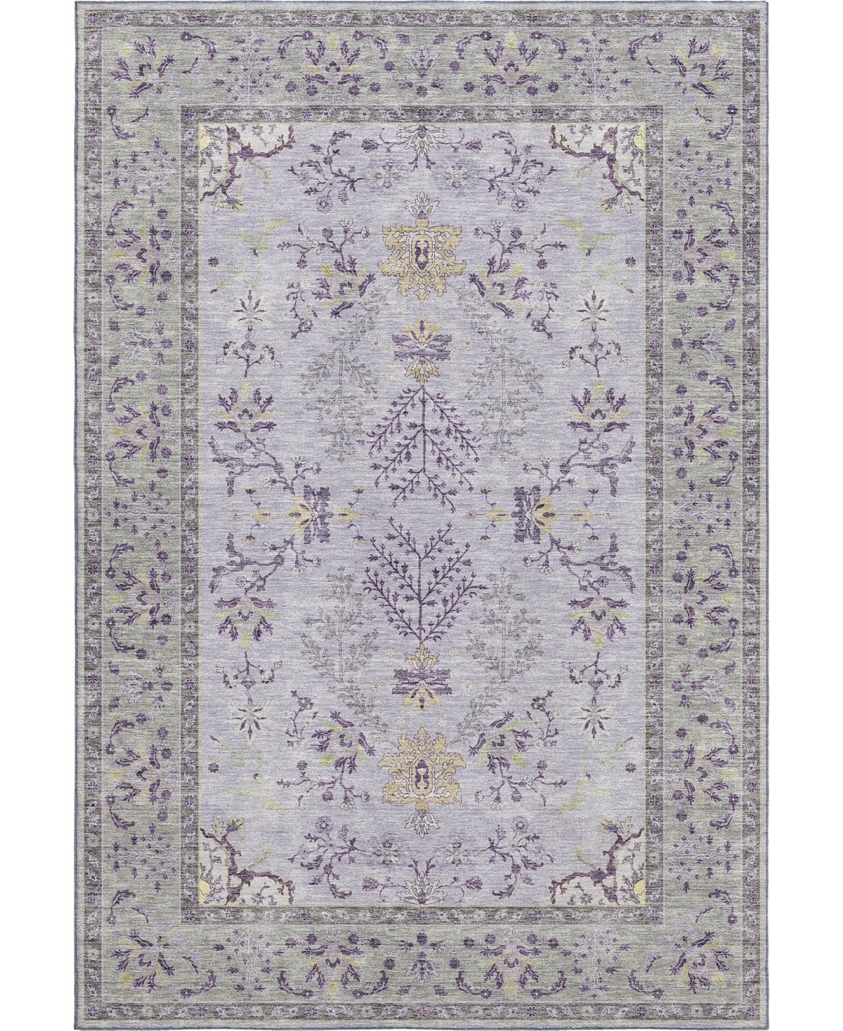 Click here for Dalyn Hatay Washable HY9 5x76Area Rug - Lavender prices