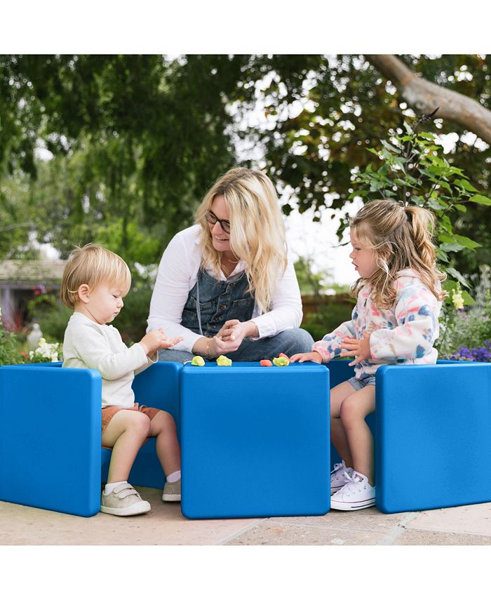 ECR4Kids Tri-Me 3-In-1 Cube Chair, Kids Furniture - Macy's