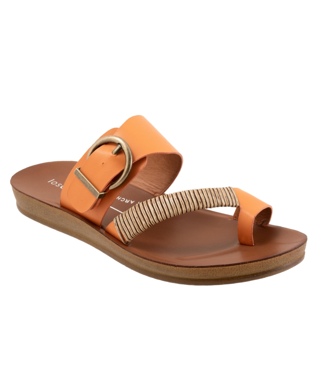 Click here for Los Cabos Bria Sandal - Burnt orange prices