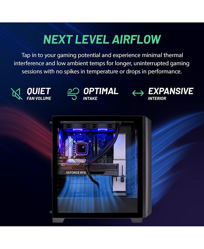 Skytech Gaming Skytech Siege Gaming PC, Ryzen 5 5600X, RTX 4070, 1TB ...