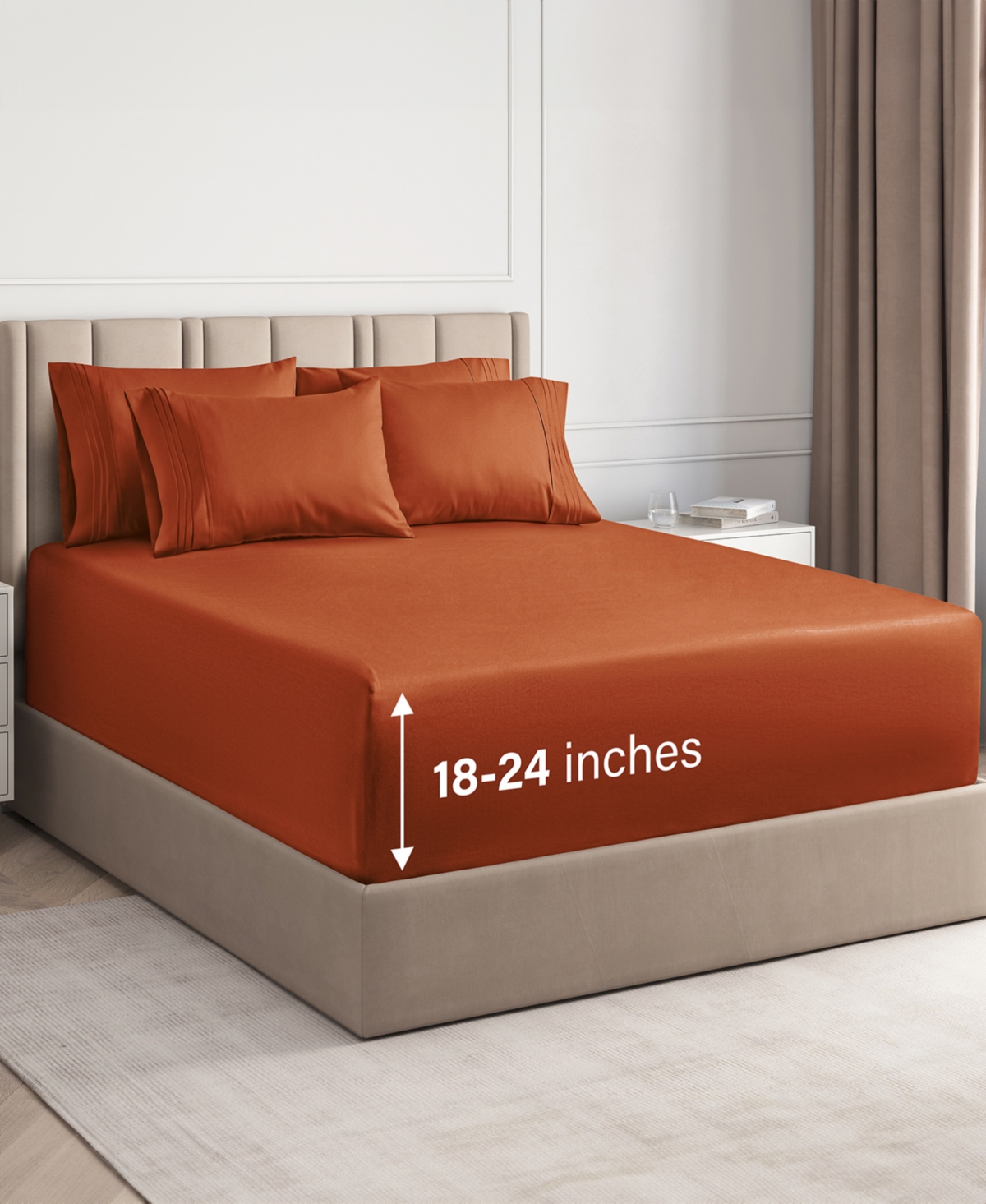 Click here for Microfiber Sheet Set 18" - 24" Inch Extr... prices