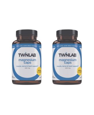 Twinlab Magnesium Caps - High Absorption Magnesium Supplement ...