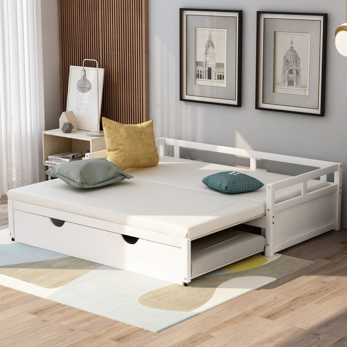 Click here for Streamdale Extending Daybed With Trundle  Wooden D... prices