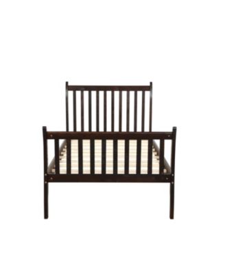 Simplie Fun Wood Platform Bed Frame Mattress Foundation With Wood Slat ...