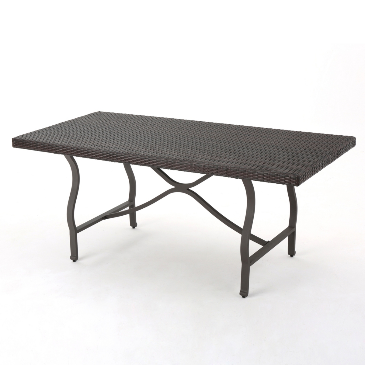 Click here for Streamdale Sleek 70" Wicker Dining Table for... prices