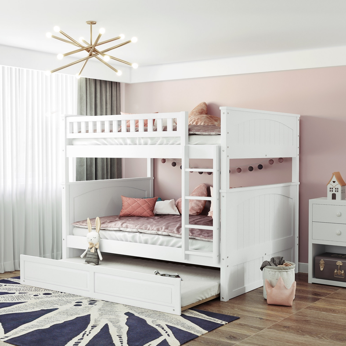 Click here for Streamdale Gold Full-Over-Full Bunk Bed with Twin... prices