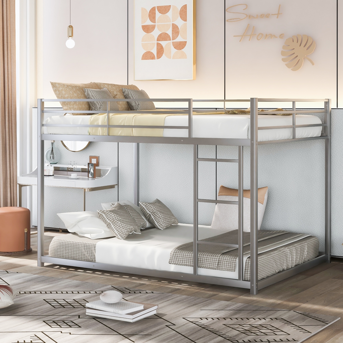 Click here for Streamdale Full Over Full Metal Bunk Bed  Low Bunk... prices