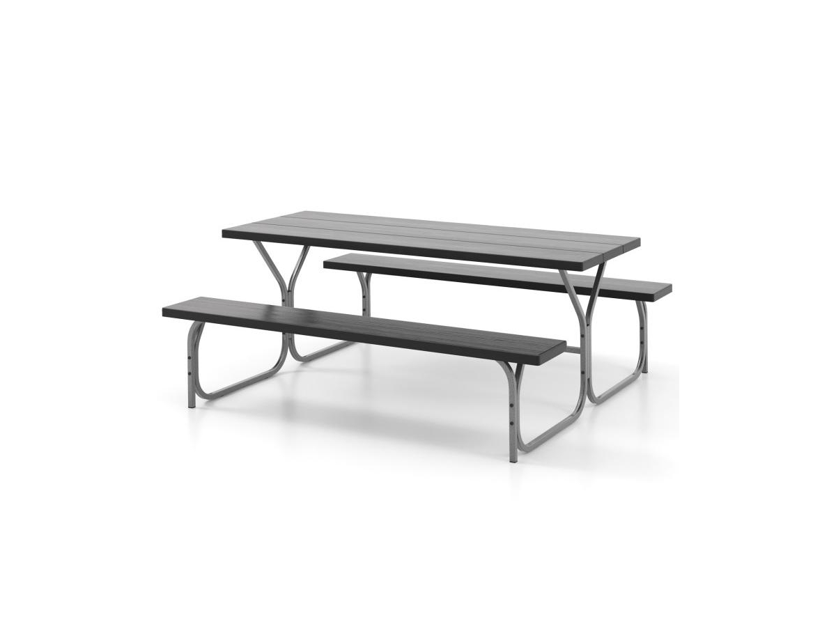 Click here for Slickblue 6 Ft Picnic Table Bench Set Dining Table... prices