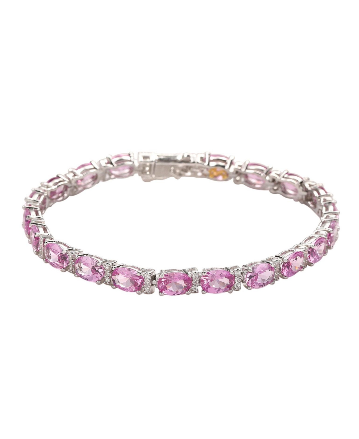 Click here for Suzy Levian Sterling Silver Sapphire & Created Whi... prices