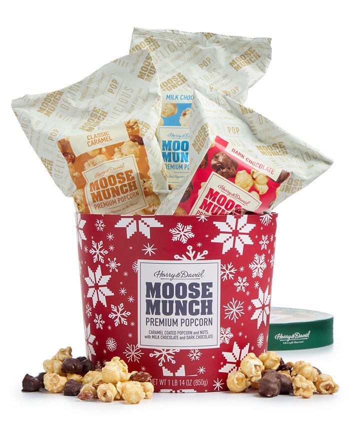 Harry & David Macy's Holiday Moose Munch 30 Oz Drum - Macy's