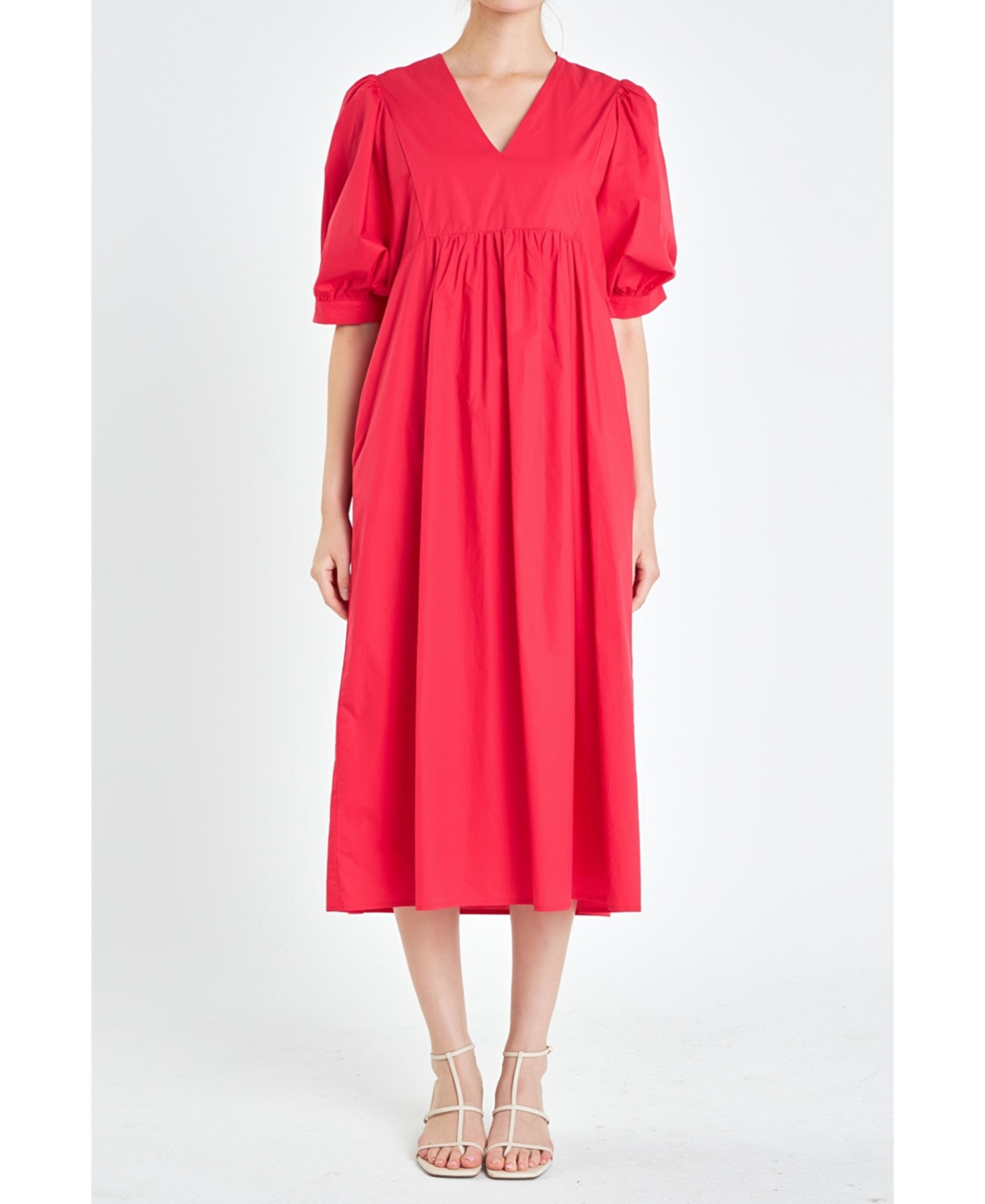 Click here for English Factory Womens Back Bow Detail Midi Dress... prices