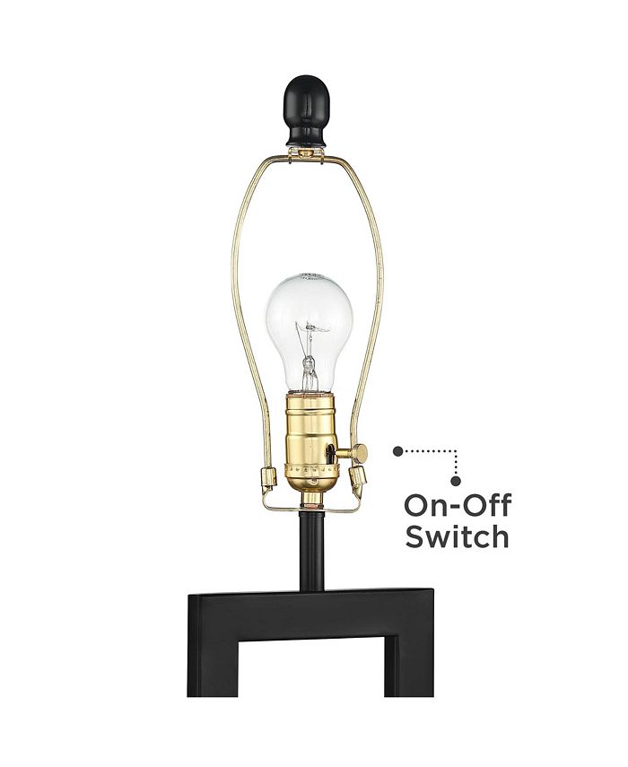 360 Lighting Todd Modern Table Lamp with USB Port AC Power Outlet 30 ...