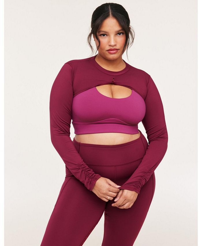 Adore Me Plus Size Lotus Lotus Active Shrug - Macy's