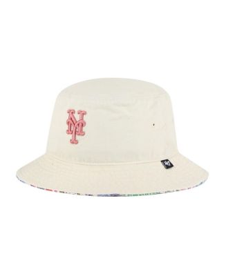 '47 Brand Women's Natural New York Mets Pollinator Bucket Hat - Macy's