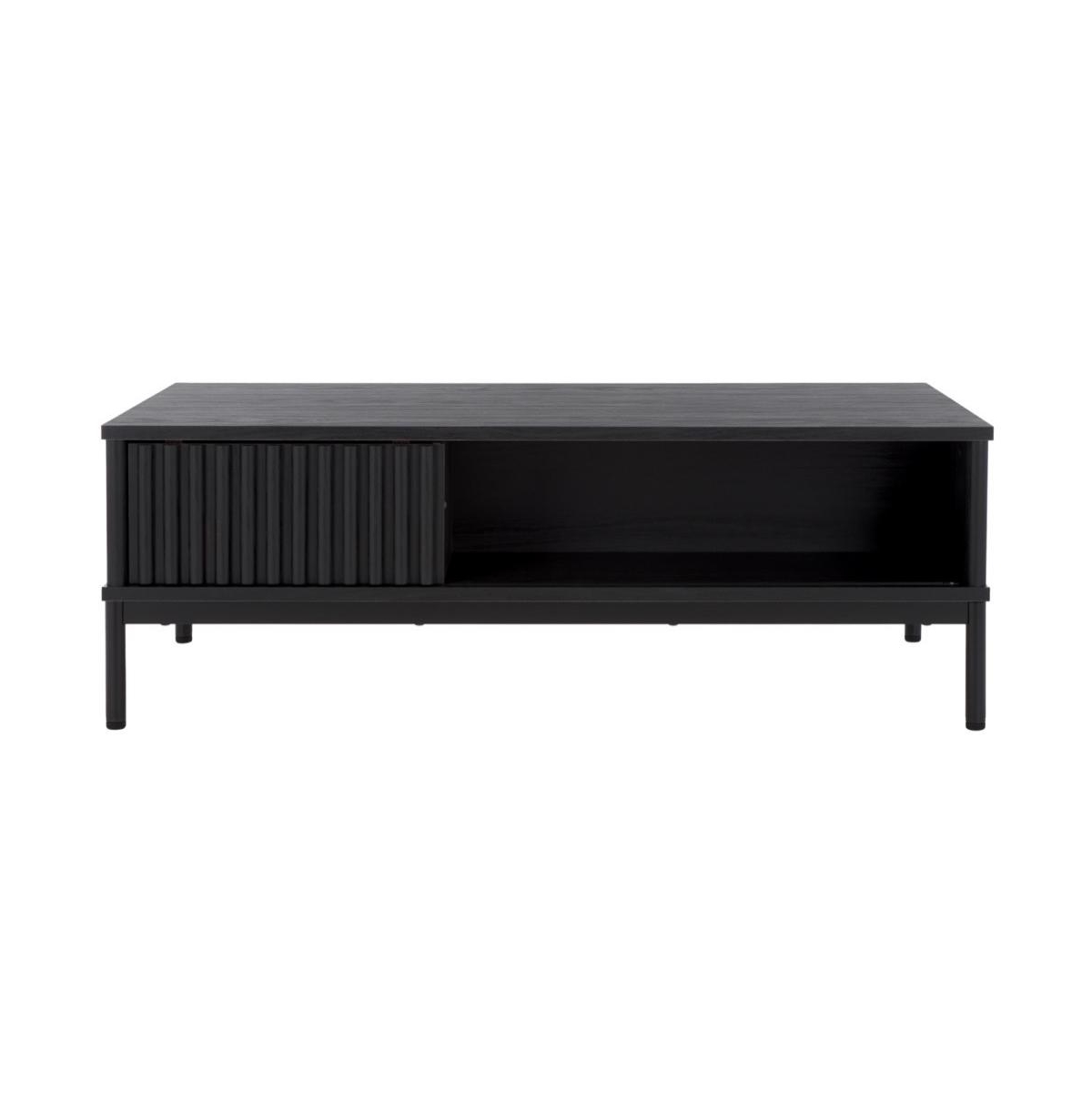 Lylia 2 Door Coffee Table - Black
