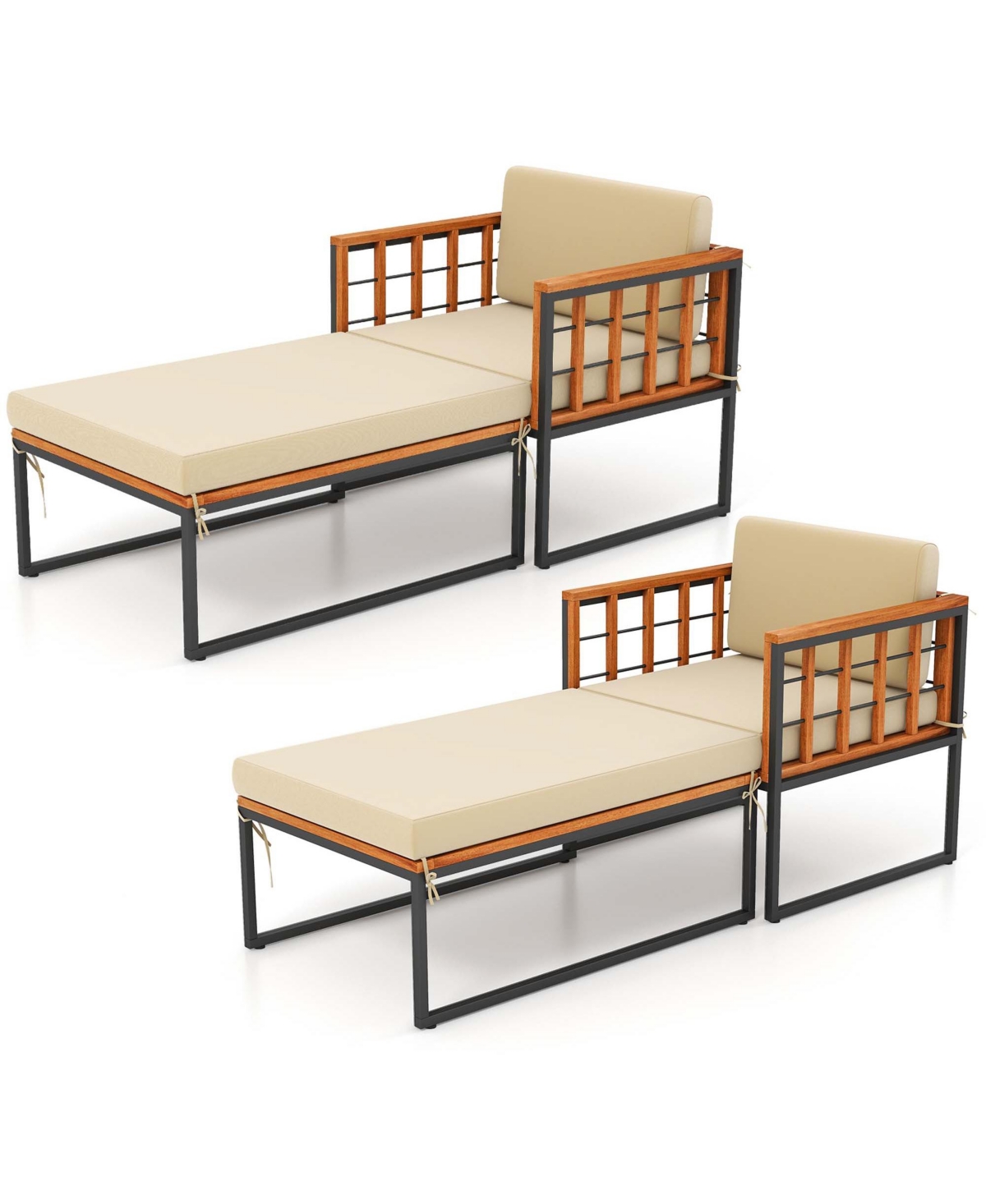 Click here for Costway 1 Pcs Outdoor Furniture Set Patio Acacia W... prices
